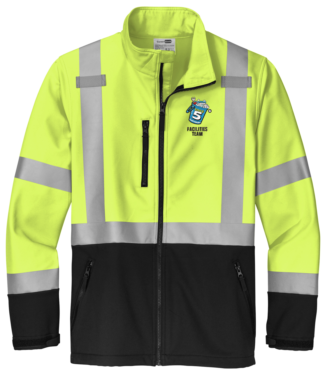 Facilities Team Soft Shell Safety Jacket – Take5 Uniform Store