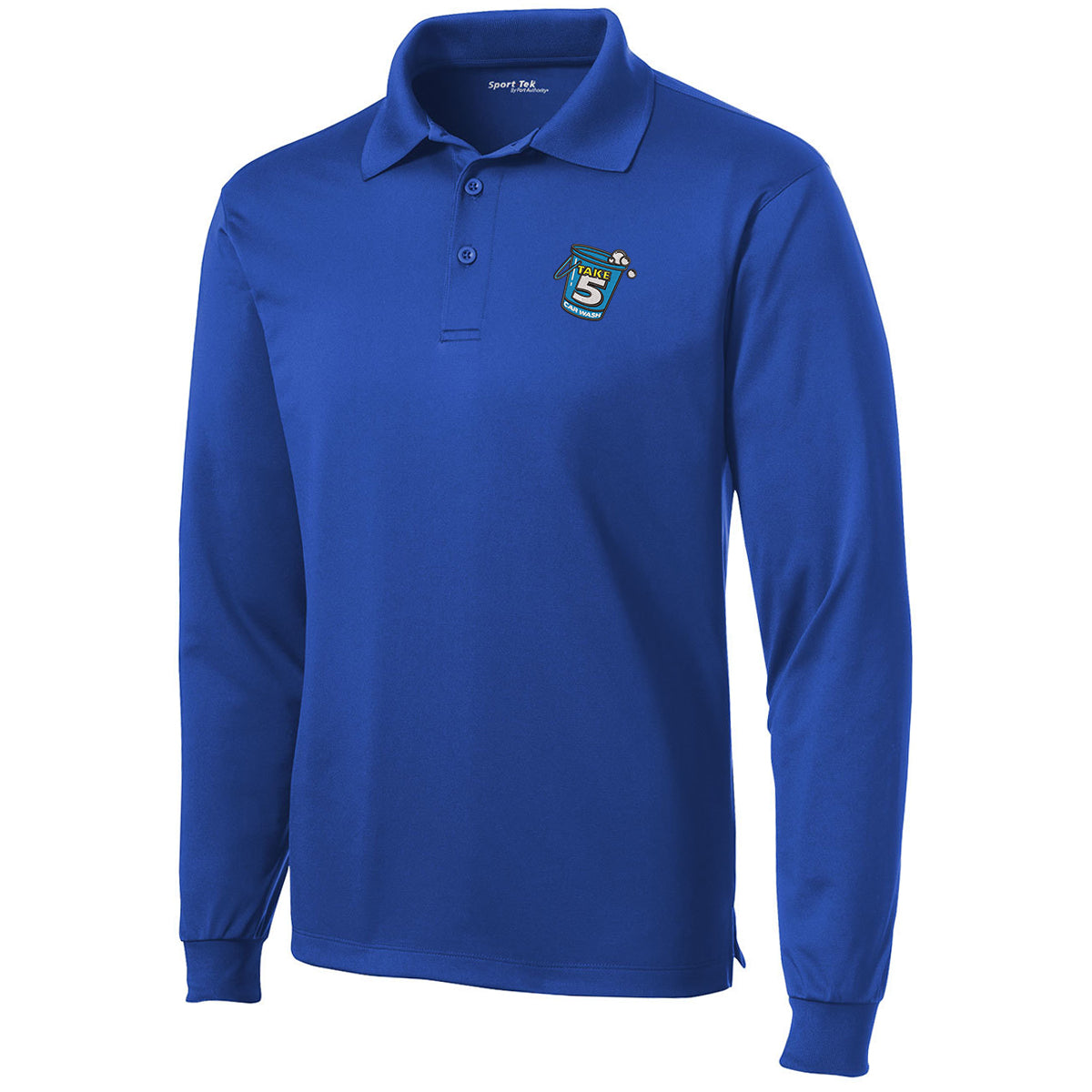 T5 Unisex Long Sleeve Polo - Site – Take5 Uniform Store